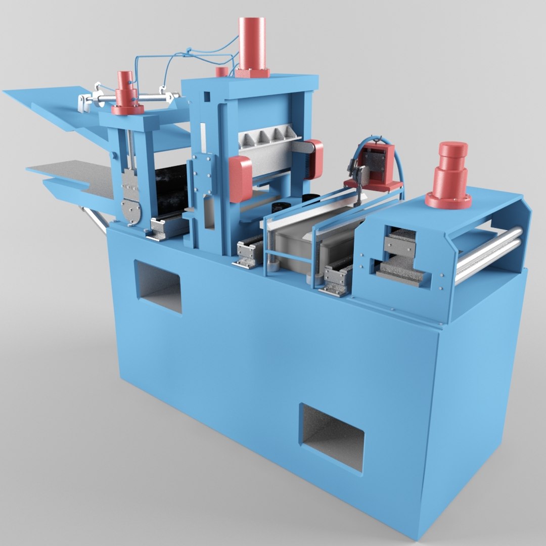3d Equipment Plant Rolling Model
