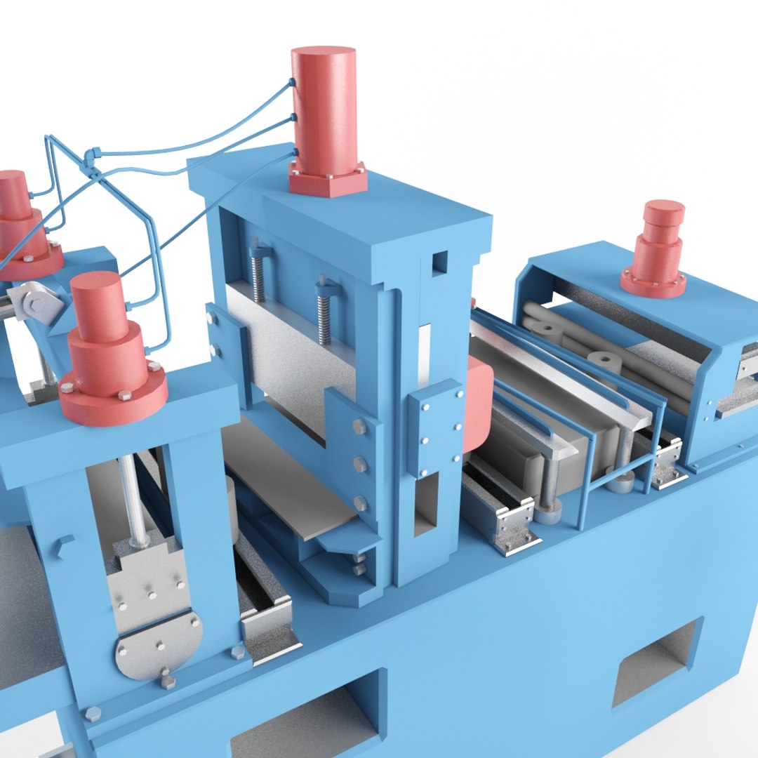 3d Equipment Plant Rolling Model
