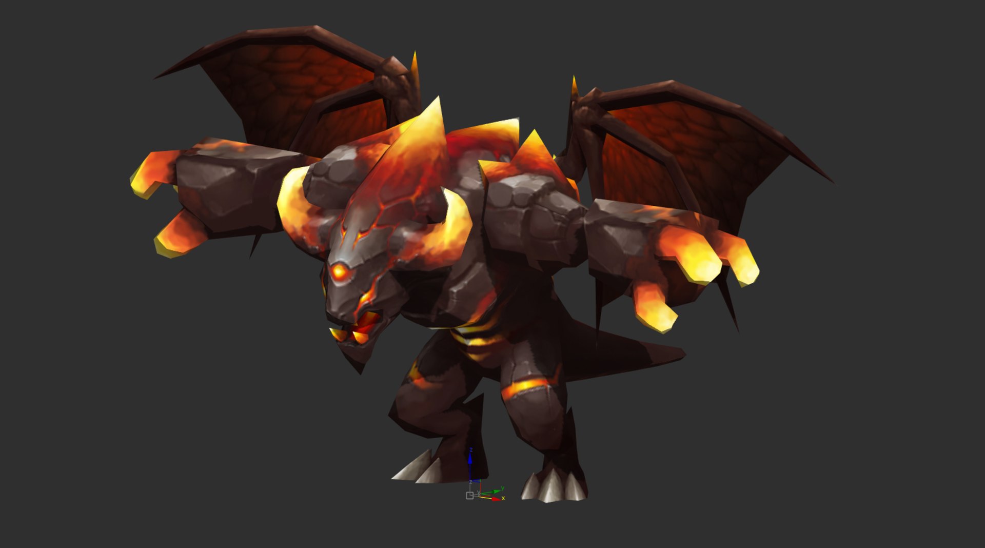 3D model Boss Fire Hand-Painted Game Assets - TurboSquid 2096134
