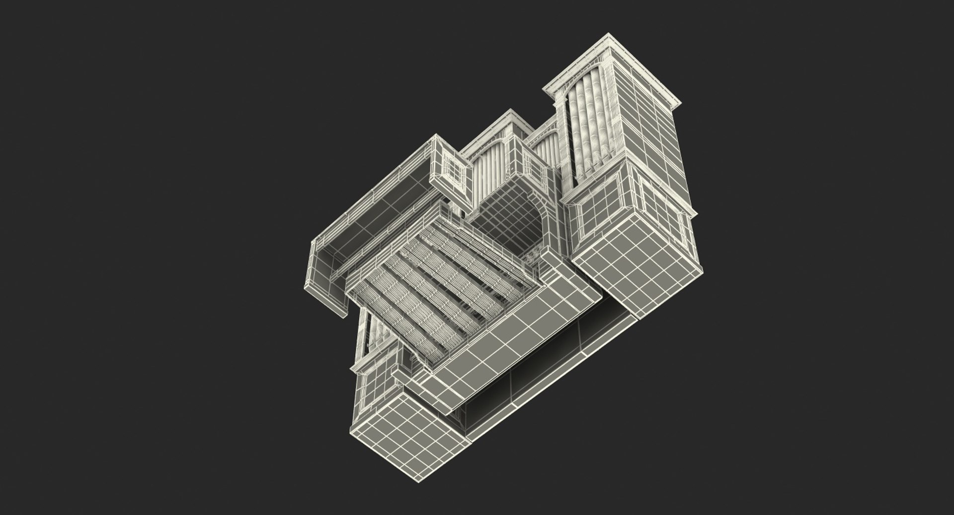 3D church pipe organ model - TurboSquid 1307583