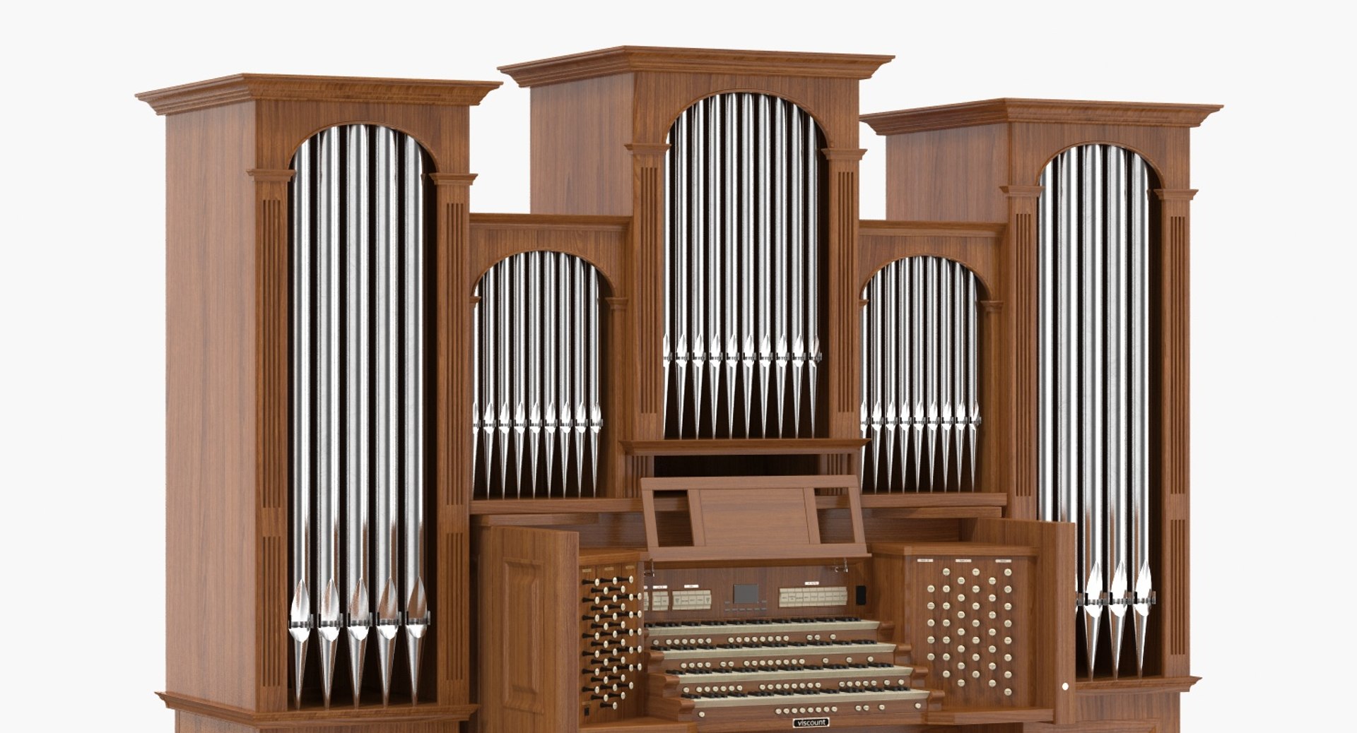 3D Church Pipe Organ Model - TurboSquid 1307583