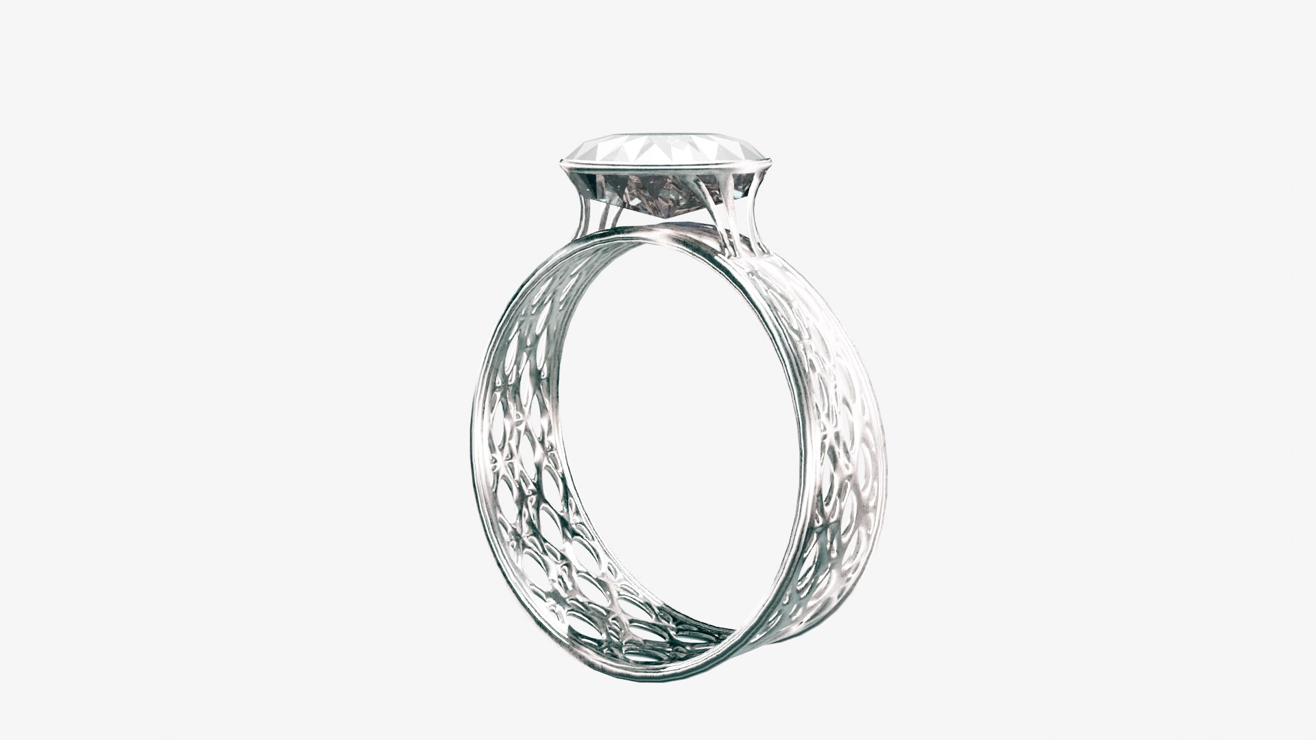 Diamond Ring 009 3D Model - TurboSquid 2014939
