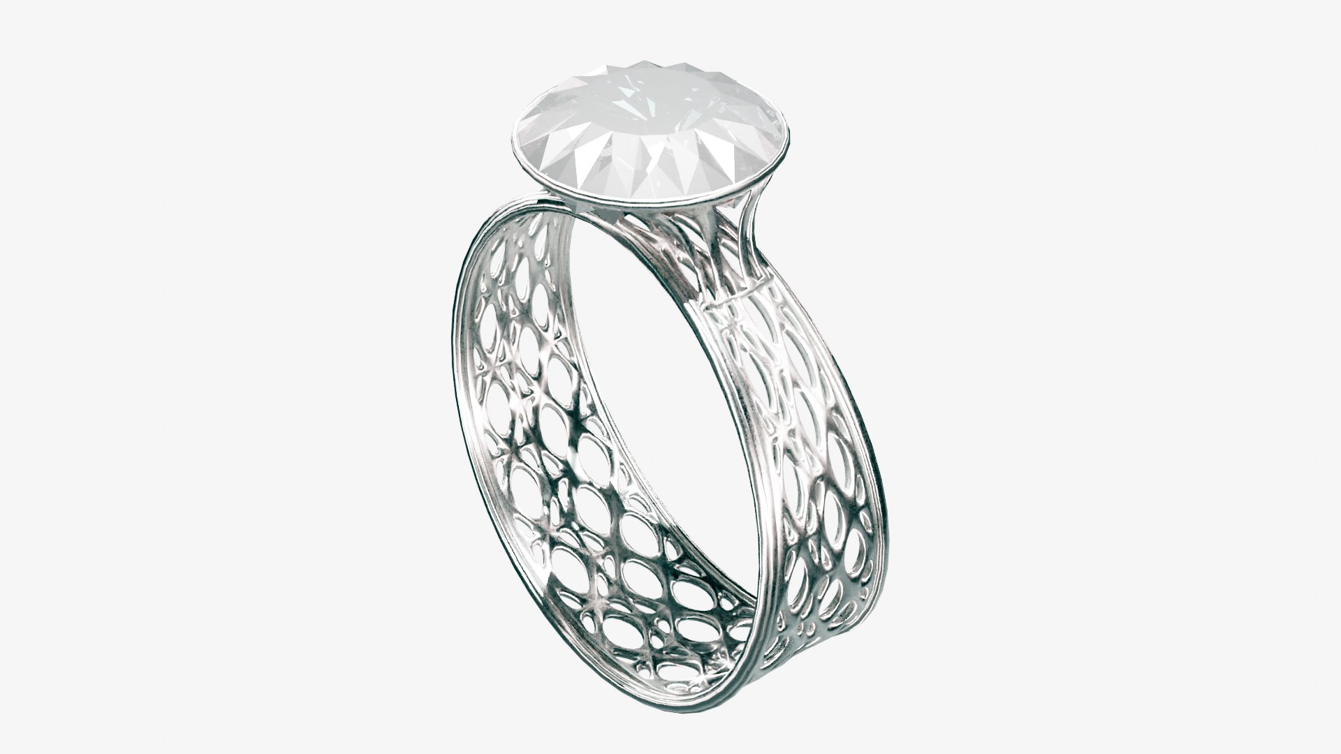Diamond Ring 009 3D Model - TurboSquid 2014939