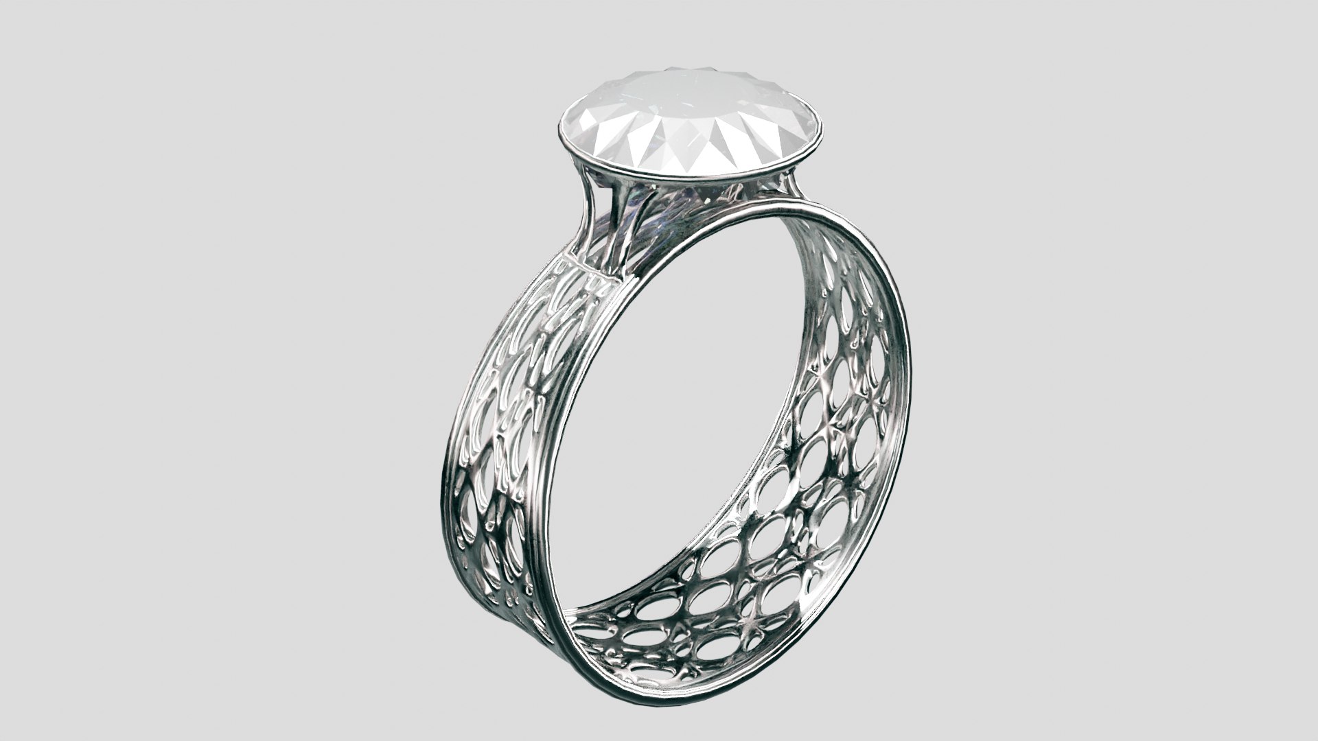 Diamond Ring 009 3D Model - TurboSquid 2014939