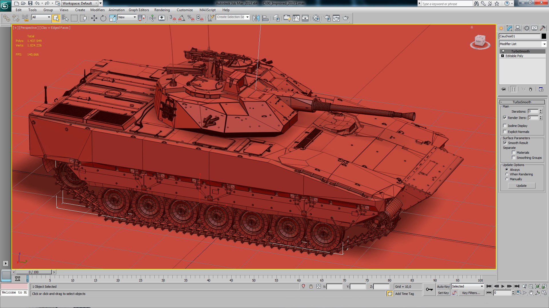 3D Improved CV-90 - TurboSquid 1992648