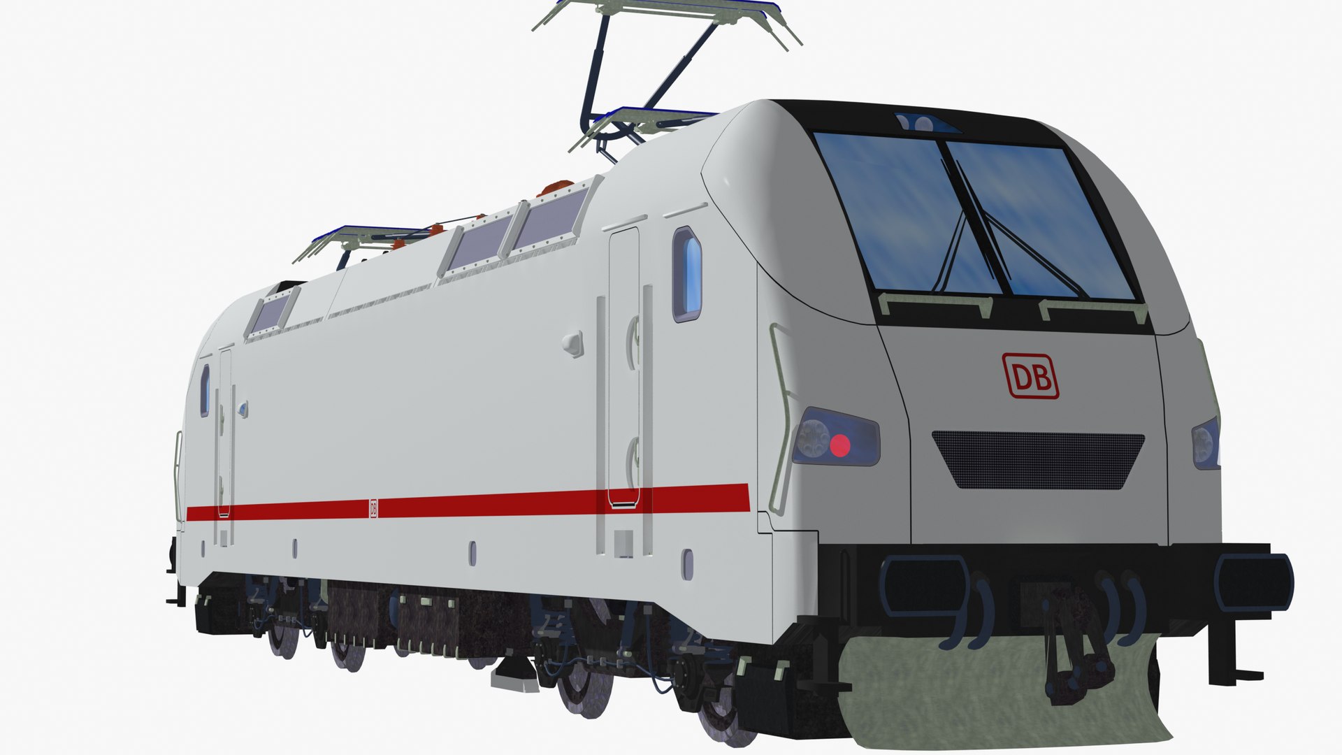 ICE L - German High Speed Passenger Train With A Db Class 105 Locomotive Model - TurboSquid 2159665