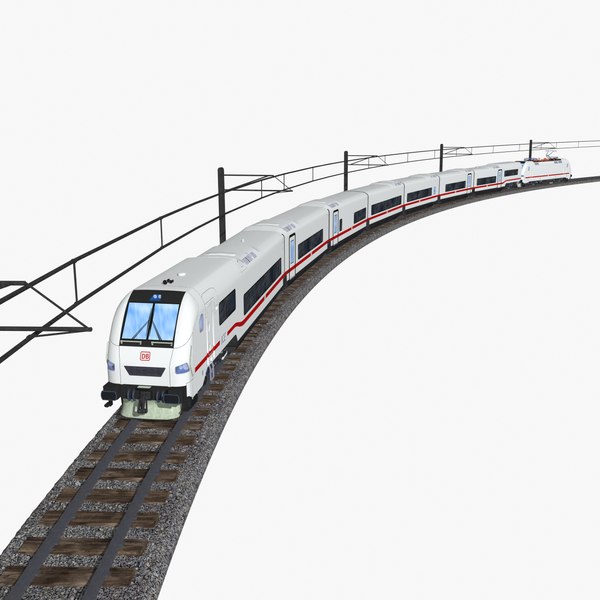 modelo 3d ICE L: tren de pasajeros alemán de alta velocidad con ...