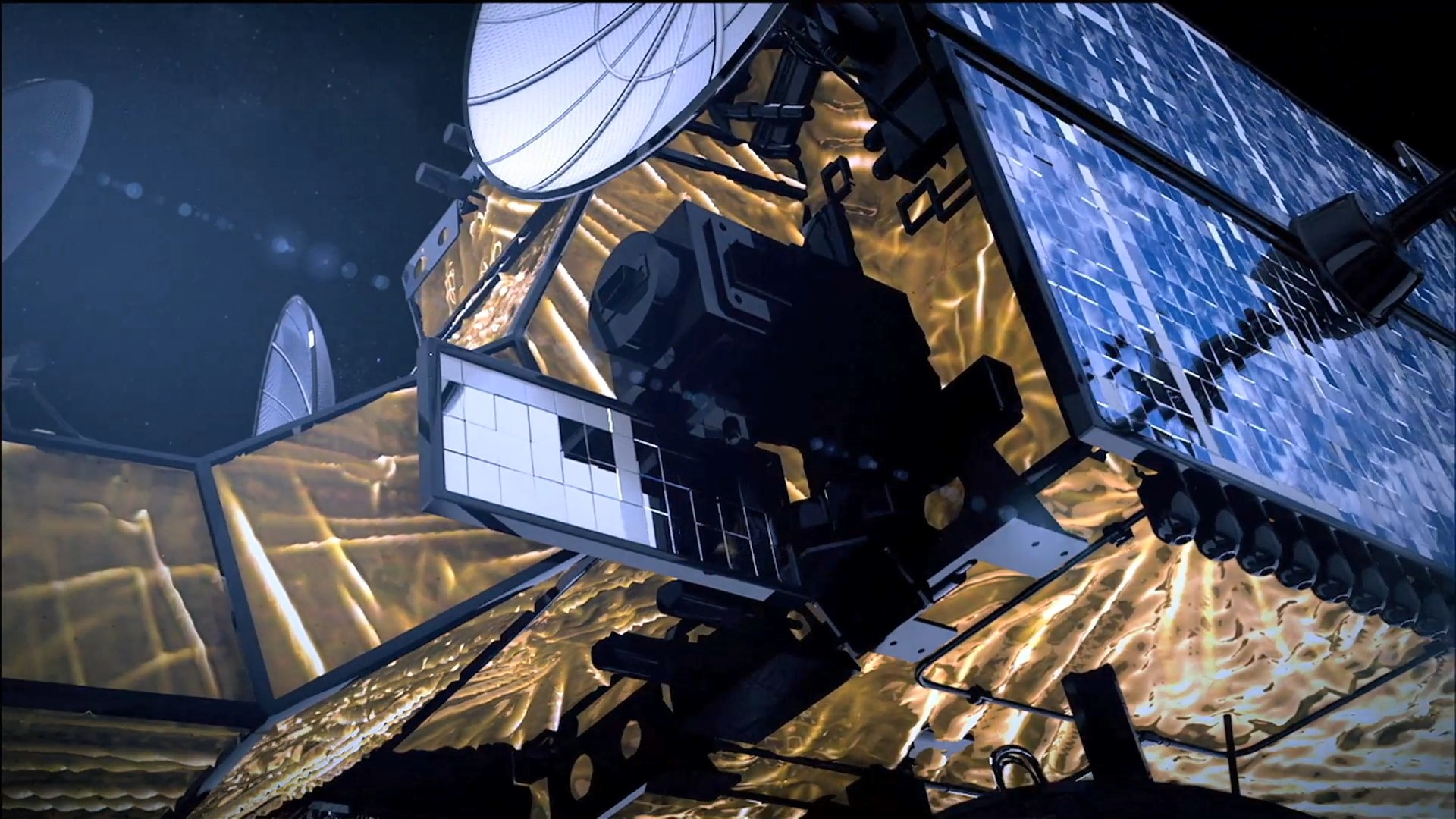 Space Satellite Abs 2 3d Model