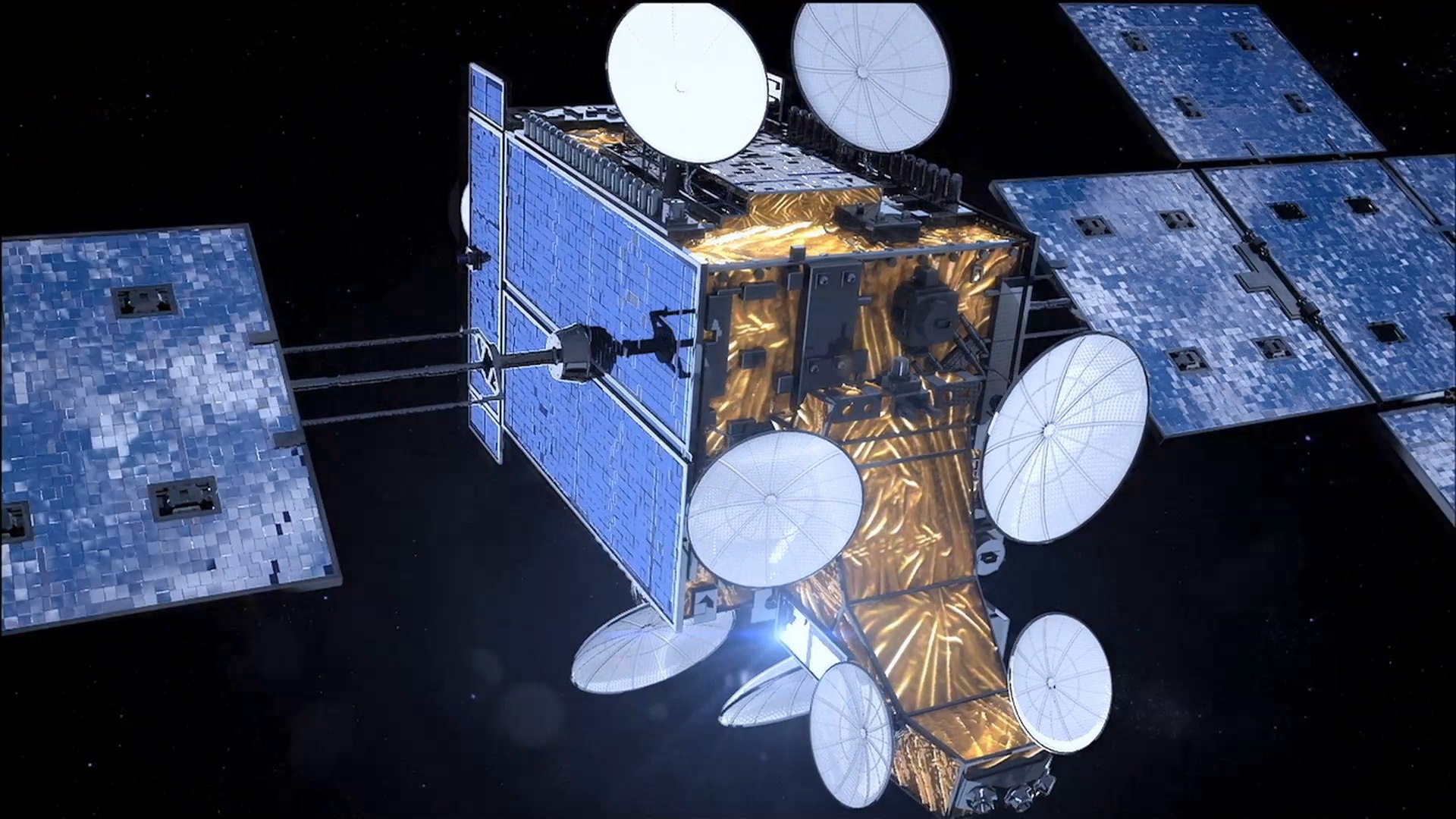 Space Satellite Abs 2 3d Model