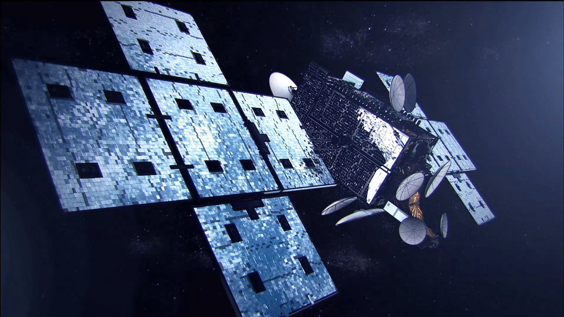 Space Satellite Abs 2 3d Model