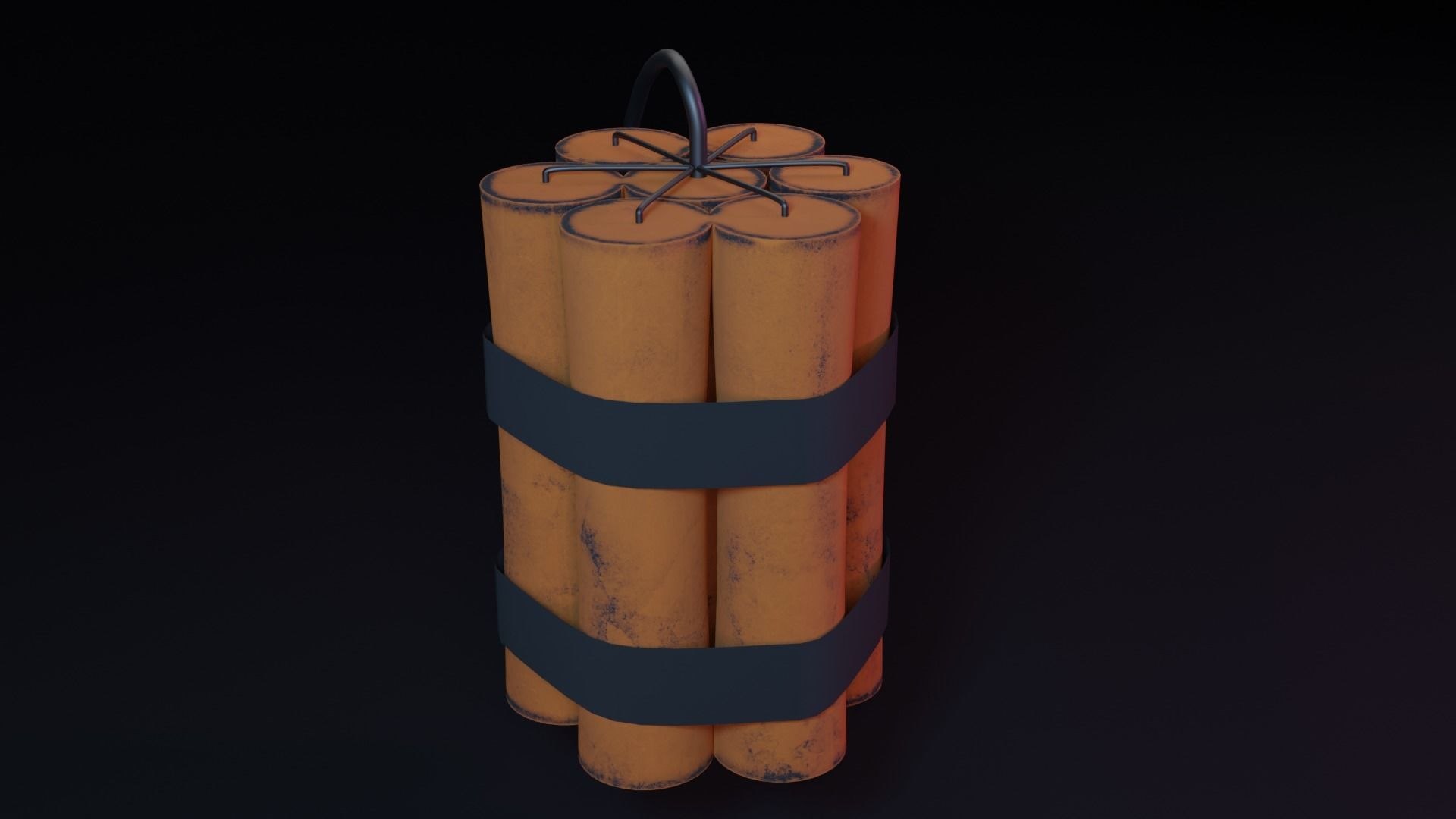 3D Dynamite Game Ready Low Poly PBR 3D Model model - TurboSquid 2182906