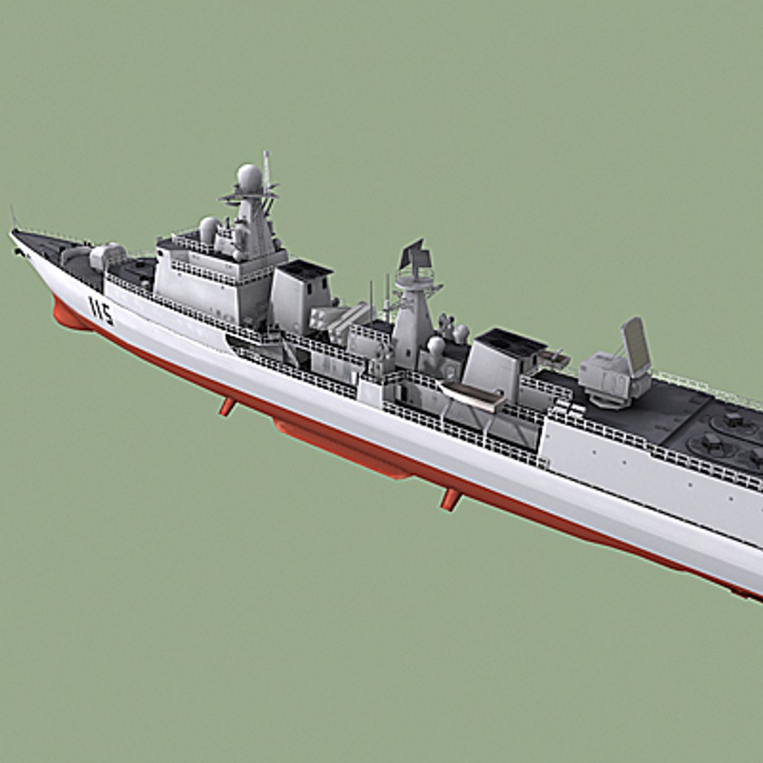3d Type 051c Luzhou Class Model