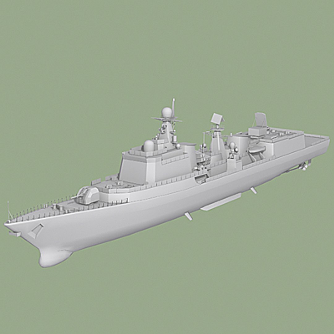 3d Type 051c Luzhou Class Model