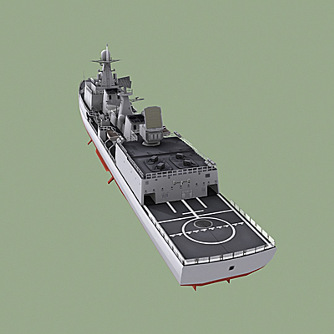 3d Type 051c Luzhou Class Model