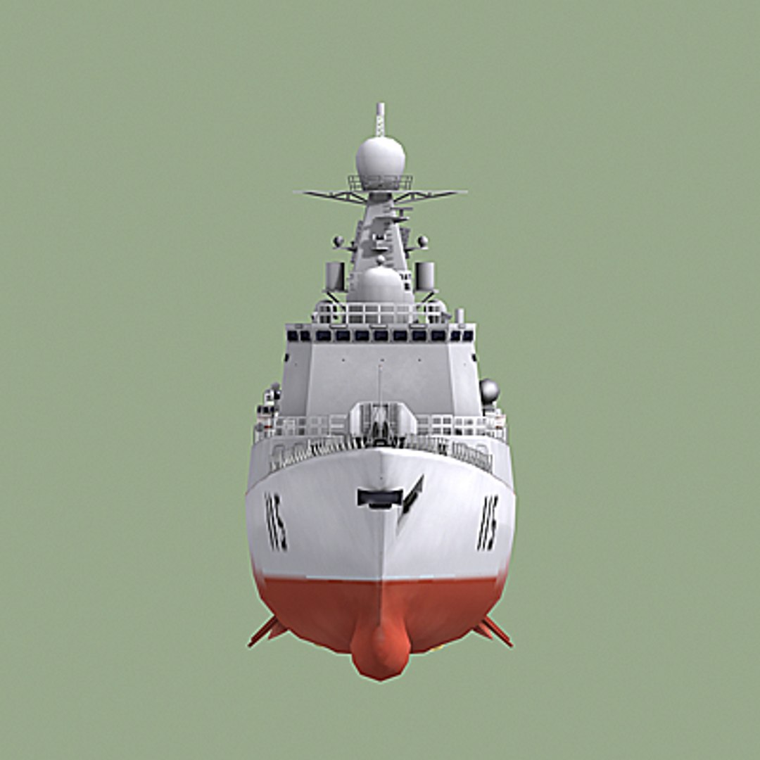 3d Type 051c Luzhou Class Model