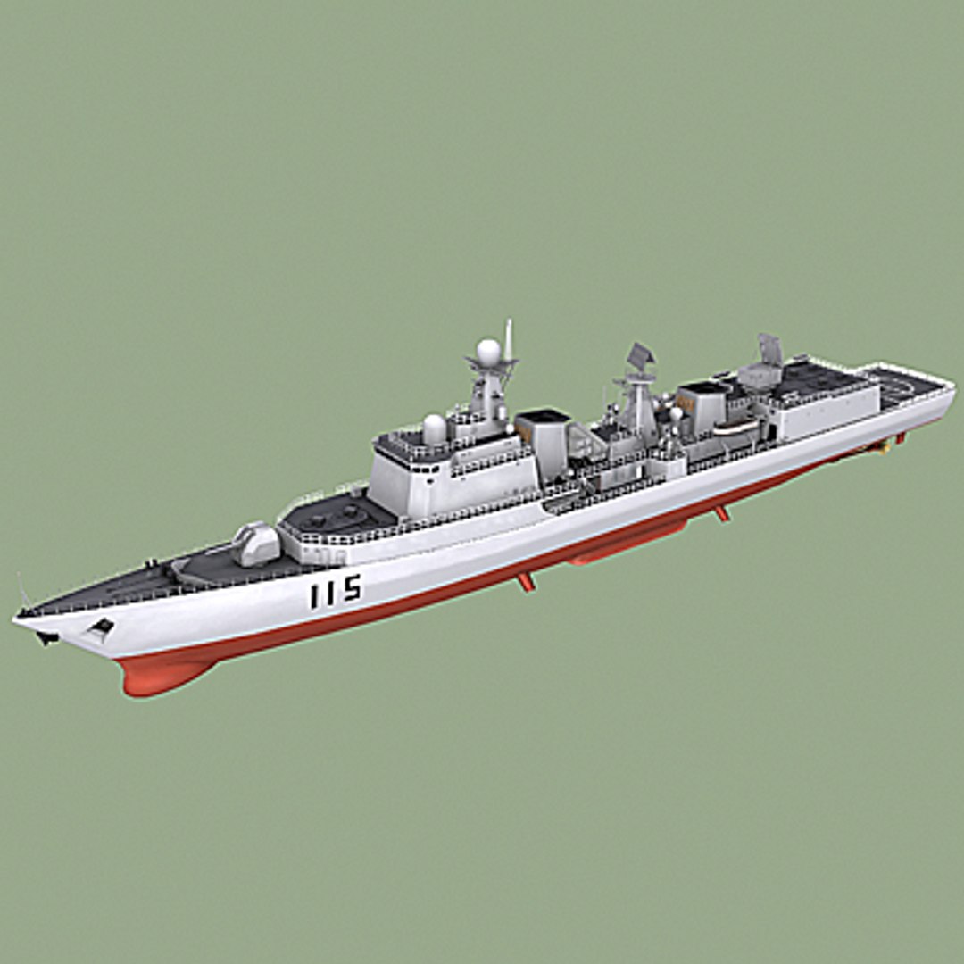 3d Type 051c Luzhou Class Model