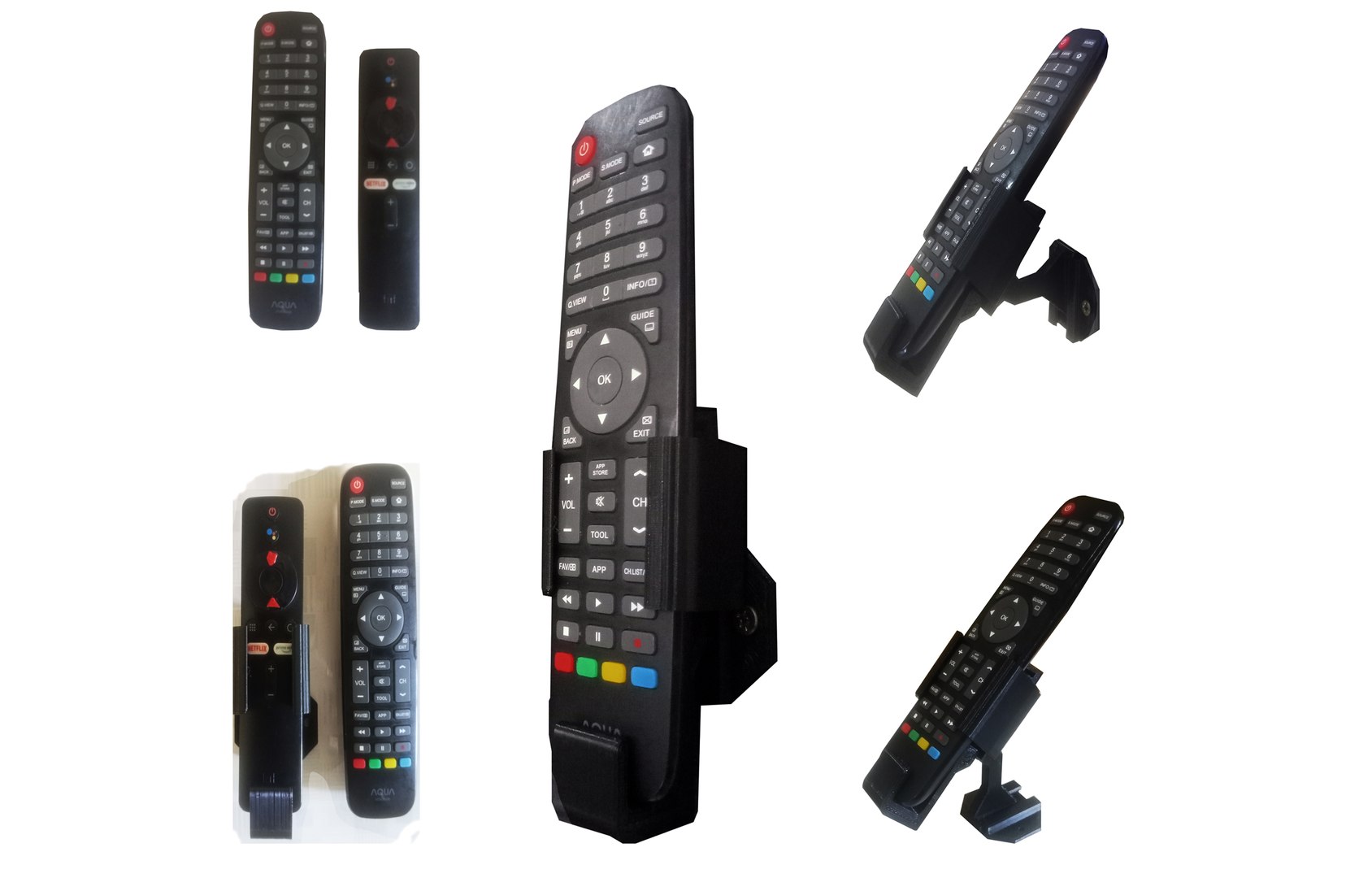 3D Double Holder Remote Storage Device - TurboSquid 2321473