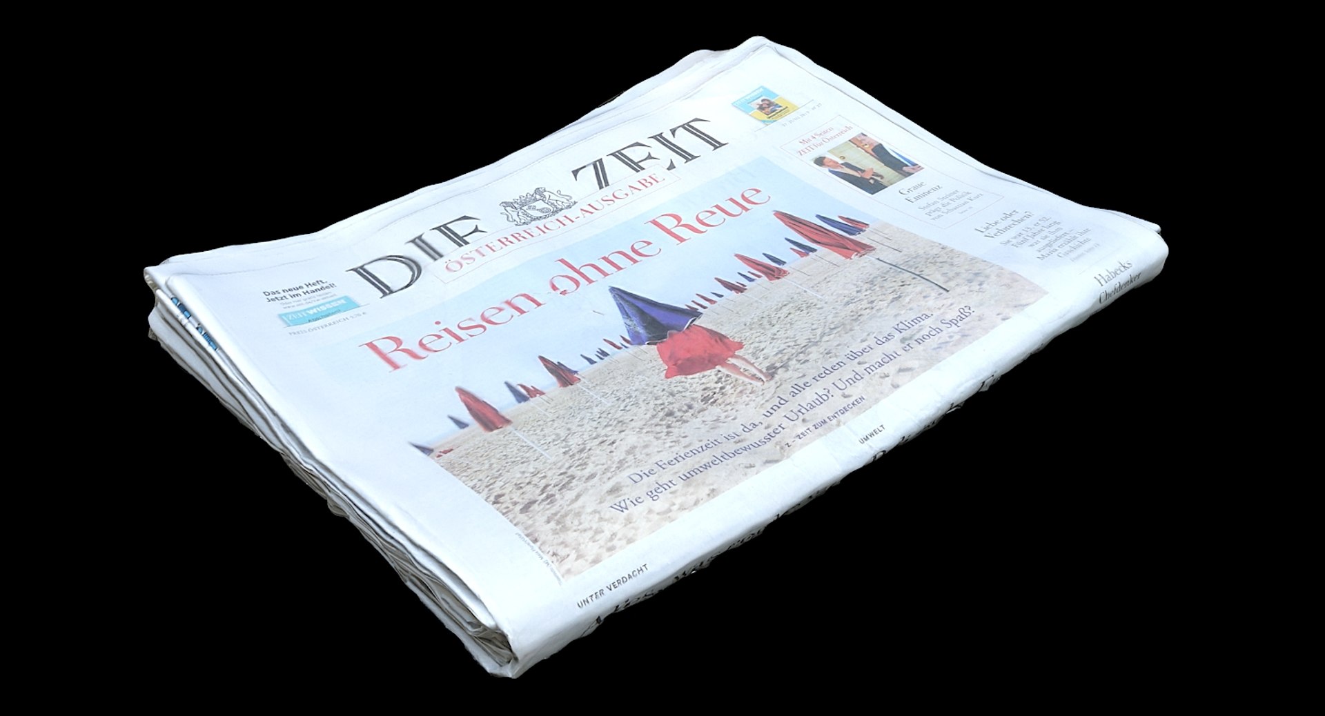 3D Newspaper Model - TurboSquid 1422570