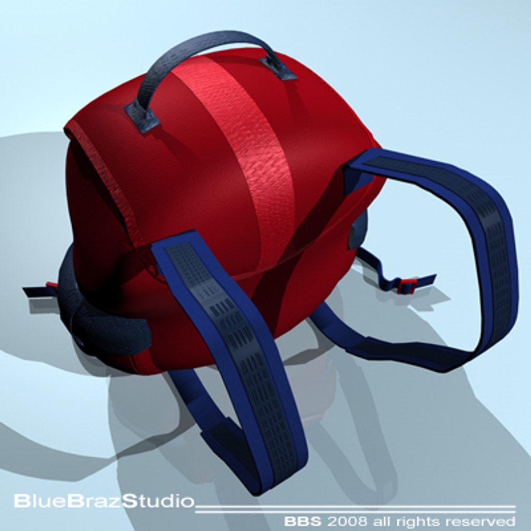 pack backpack 3d model