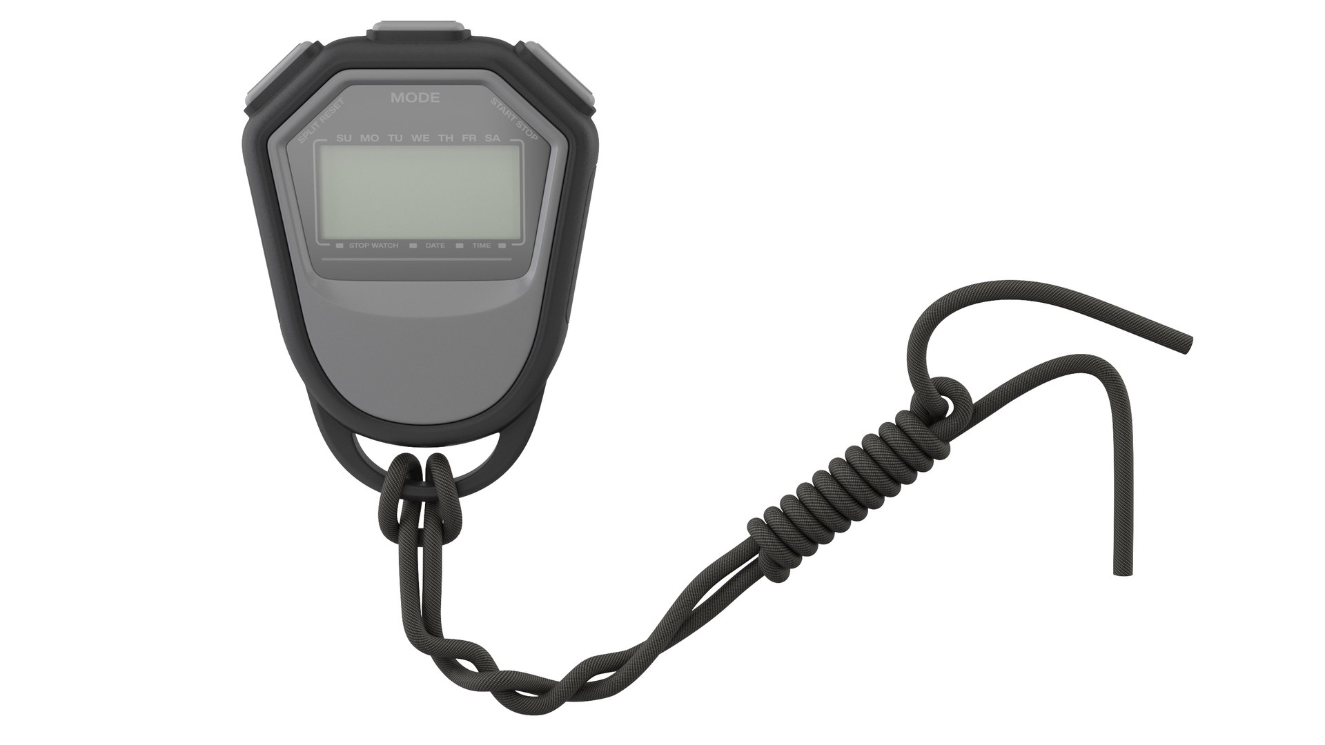 Digital Stop Watch 3D Model - TurboSquid 1965369