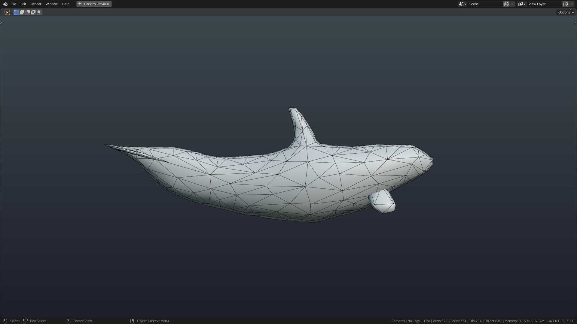 Low Poly Orca Rigged With Realistic Texture 3D Model - TurboSquid 1876147