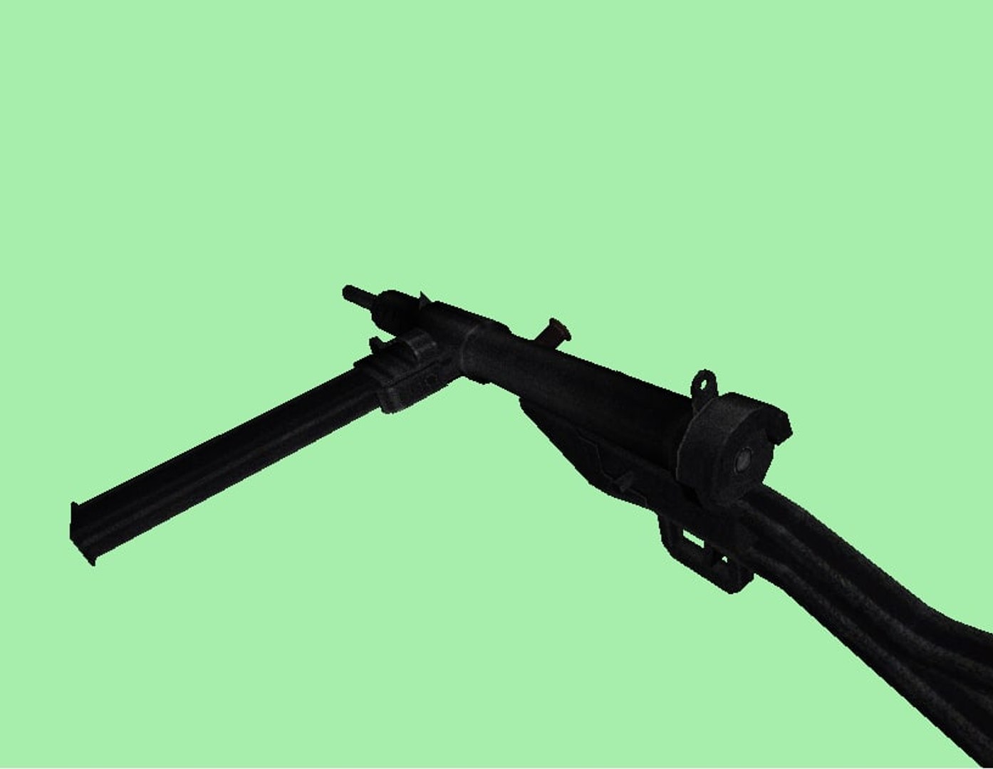 Sten Sub Machine Gun Weapon Dxf