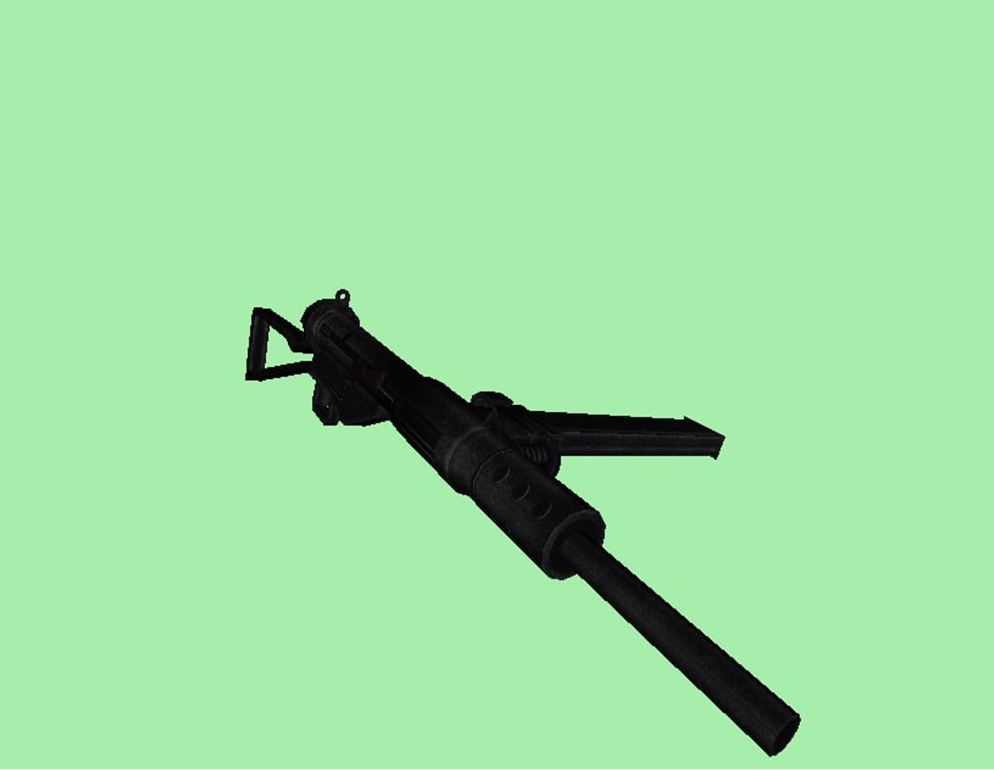 Sten Sub Machine Gun Weapon Dxf