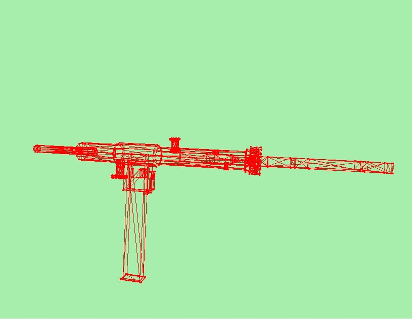 Sten Sub Machine Gun Weapon Dxf