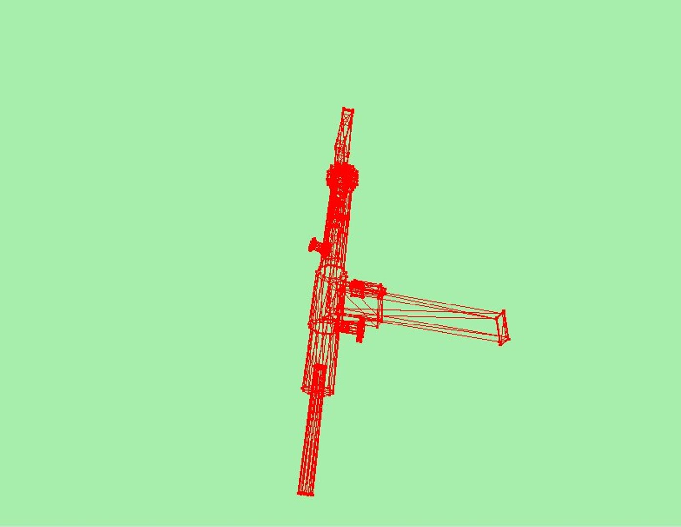 Sten Sub Machine Gun Weapon Dxf