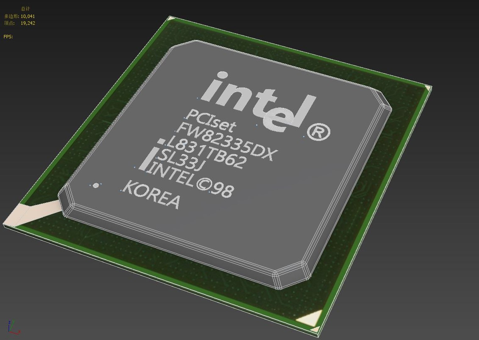 Chip Set 3D Model - TurboSquid 1319336