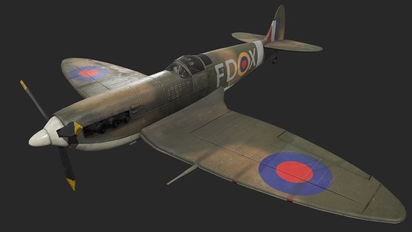 Spitfire Mk2b model - TurboSquid 1931760
