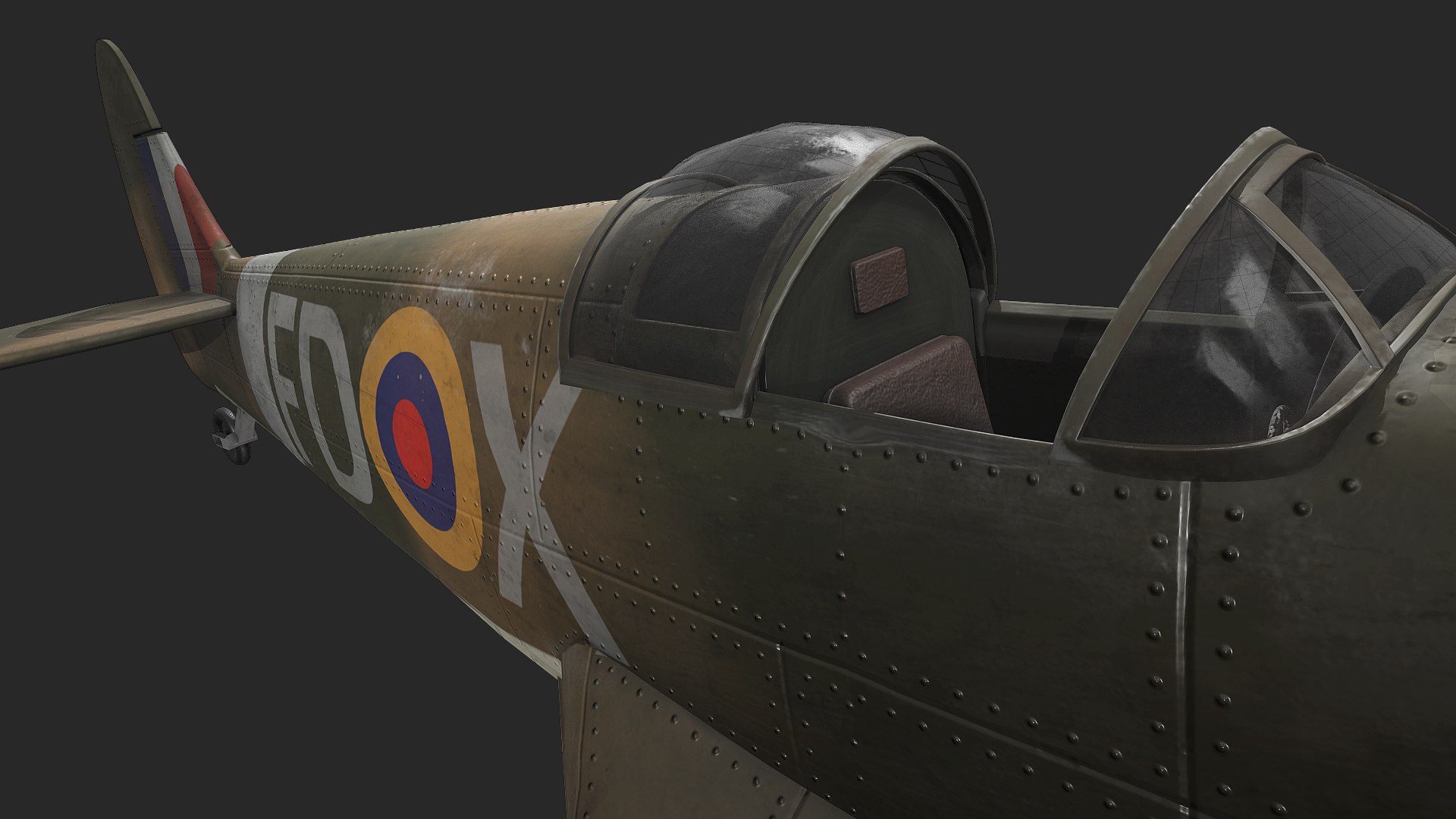 Spitfire Mk2b Model - TurboSquid 1931760