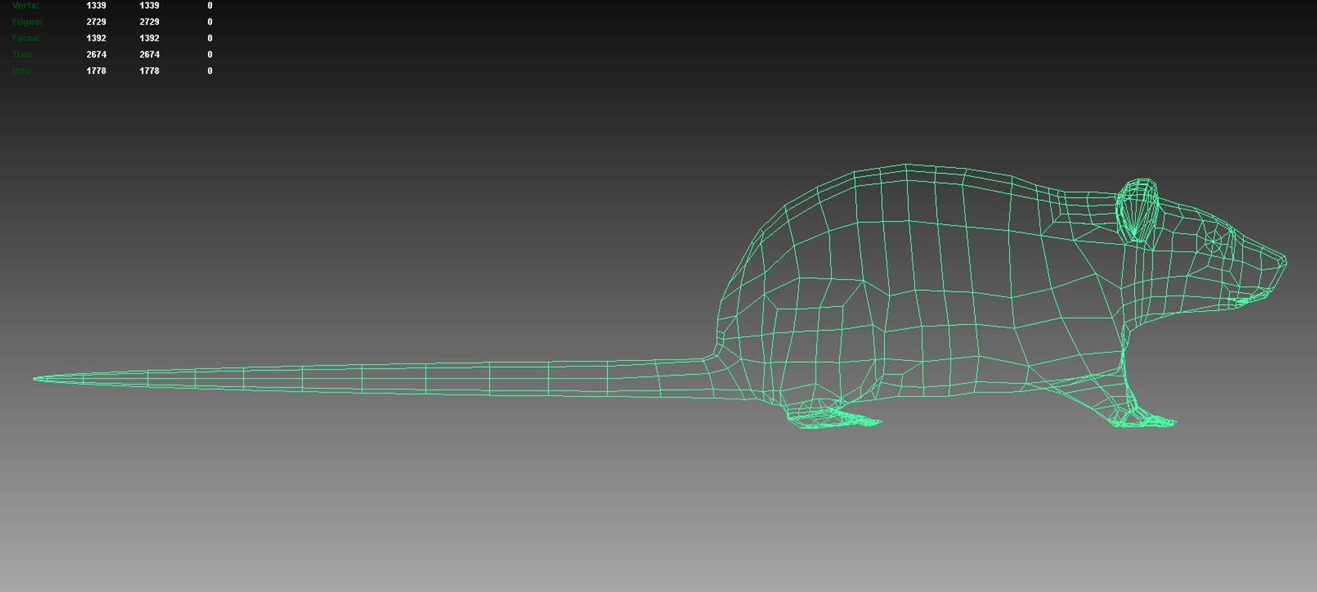 3ds Max Rat Rigged Animations