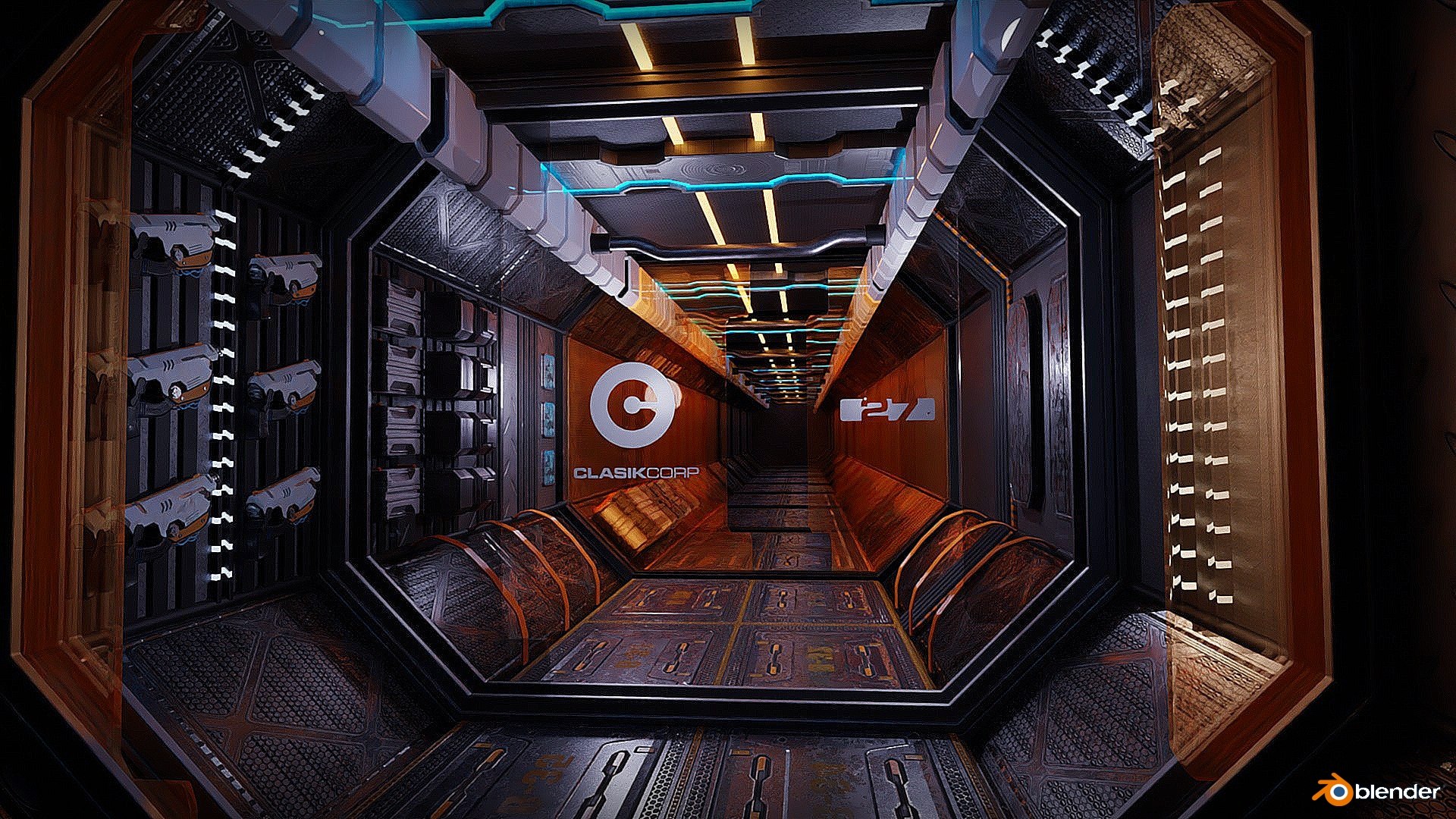 3D model Sci-Fi environment Cyberpunk styled - TurboSquid 2071819