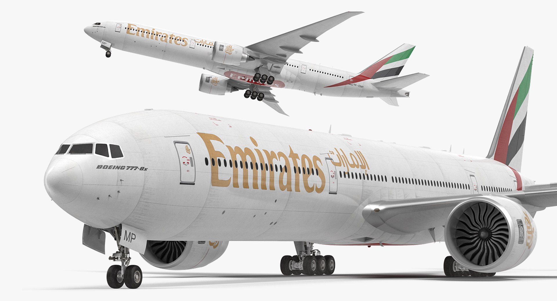 Max Boeing 777-8x Emirates Airlines