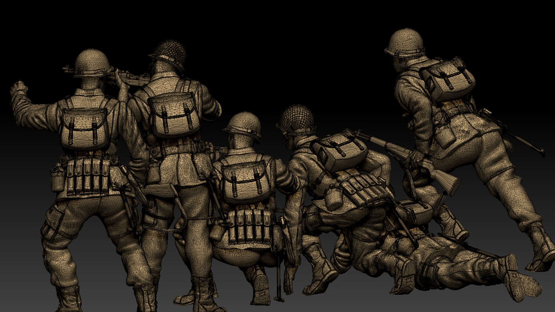 Usa Soldiers 3D - TurboSquid 1901649