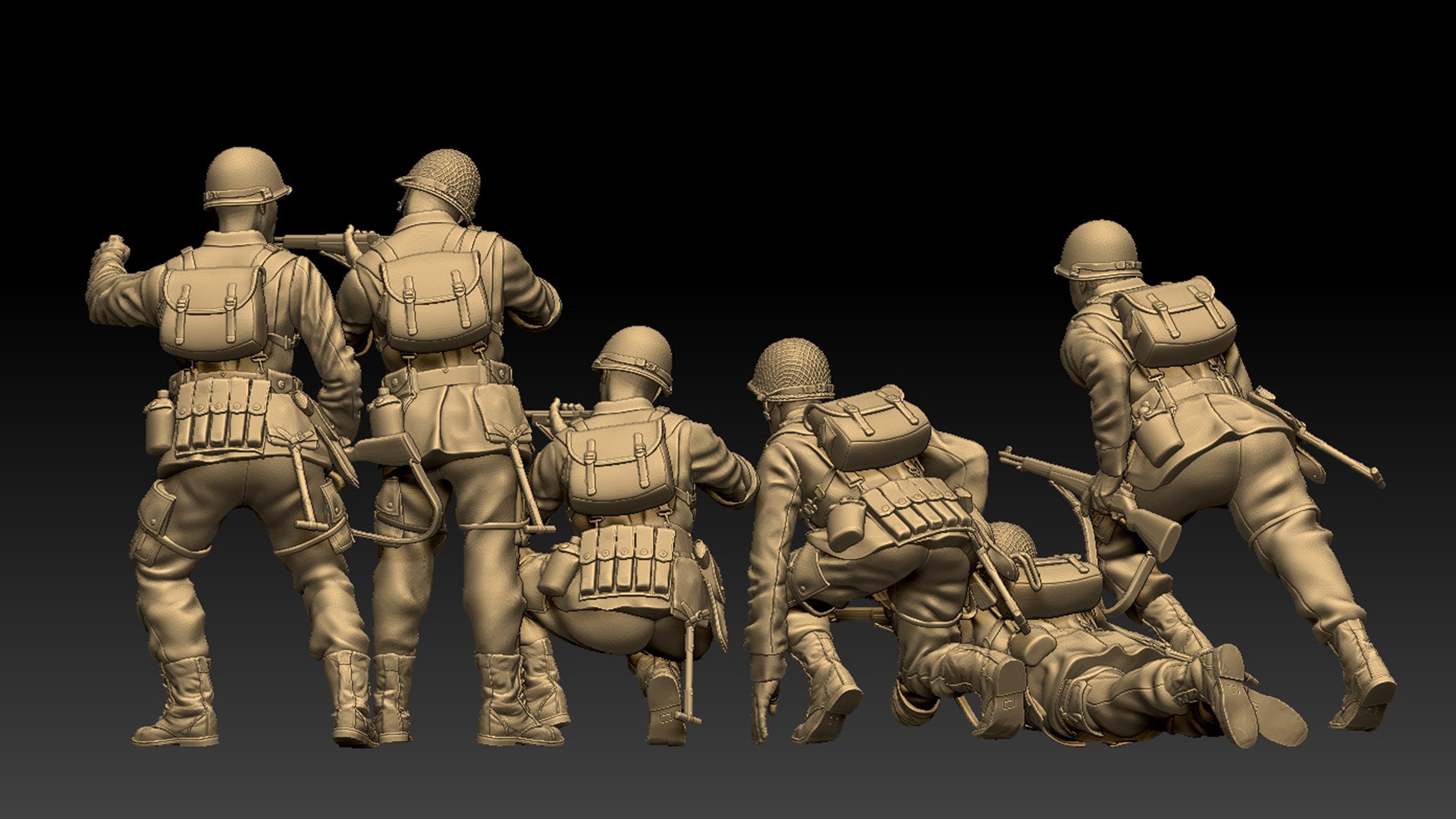 Usa Soldiers 3D - TurboSquid 1901649