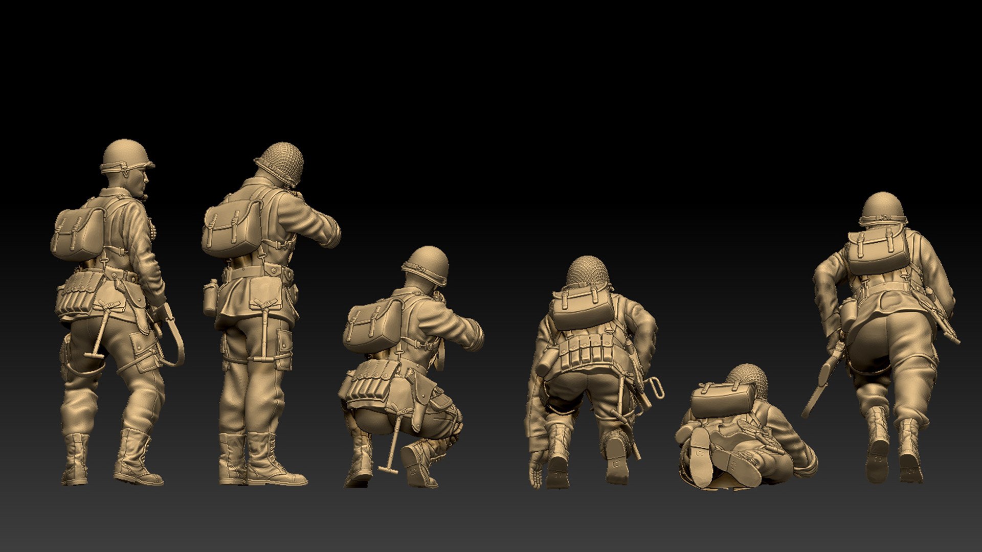 Usa Soldiers 3D - TurboSquid 1901649