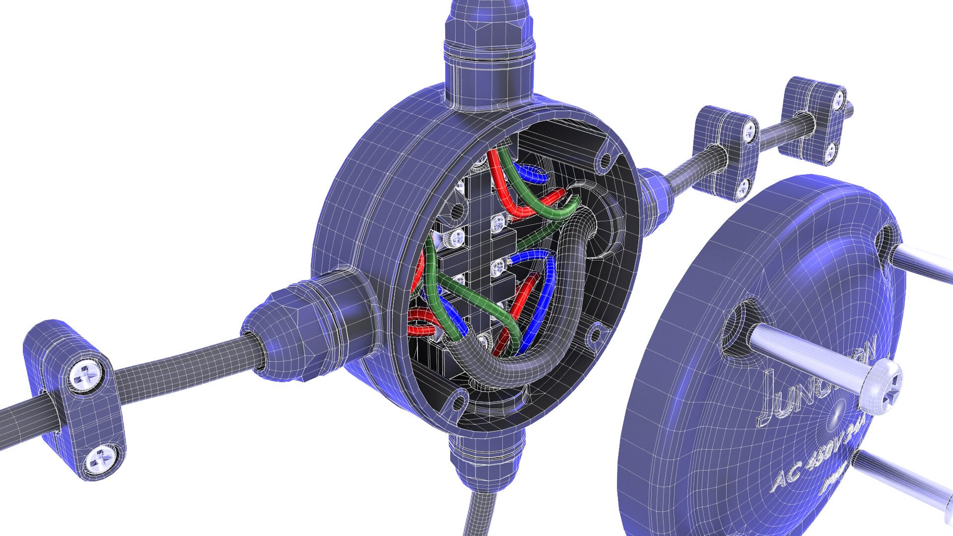 3D Electrical Junction Boxe 21 model - TurboSquid 1854761