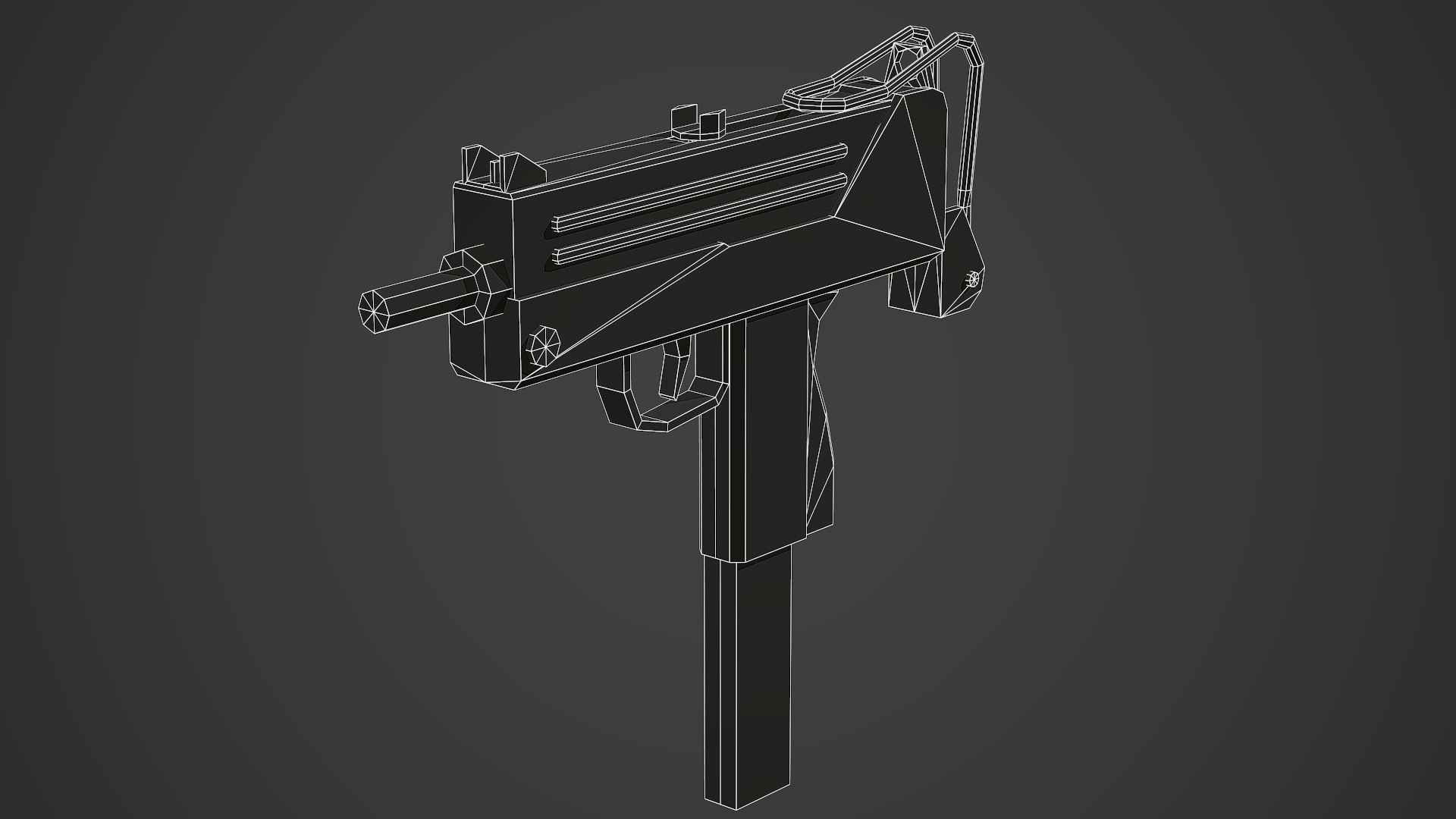 3D Model Stylized Mac-10 SMG Low Poly Mobile Ready - TurboSquid 2053911