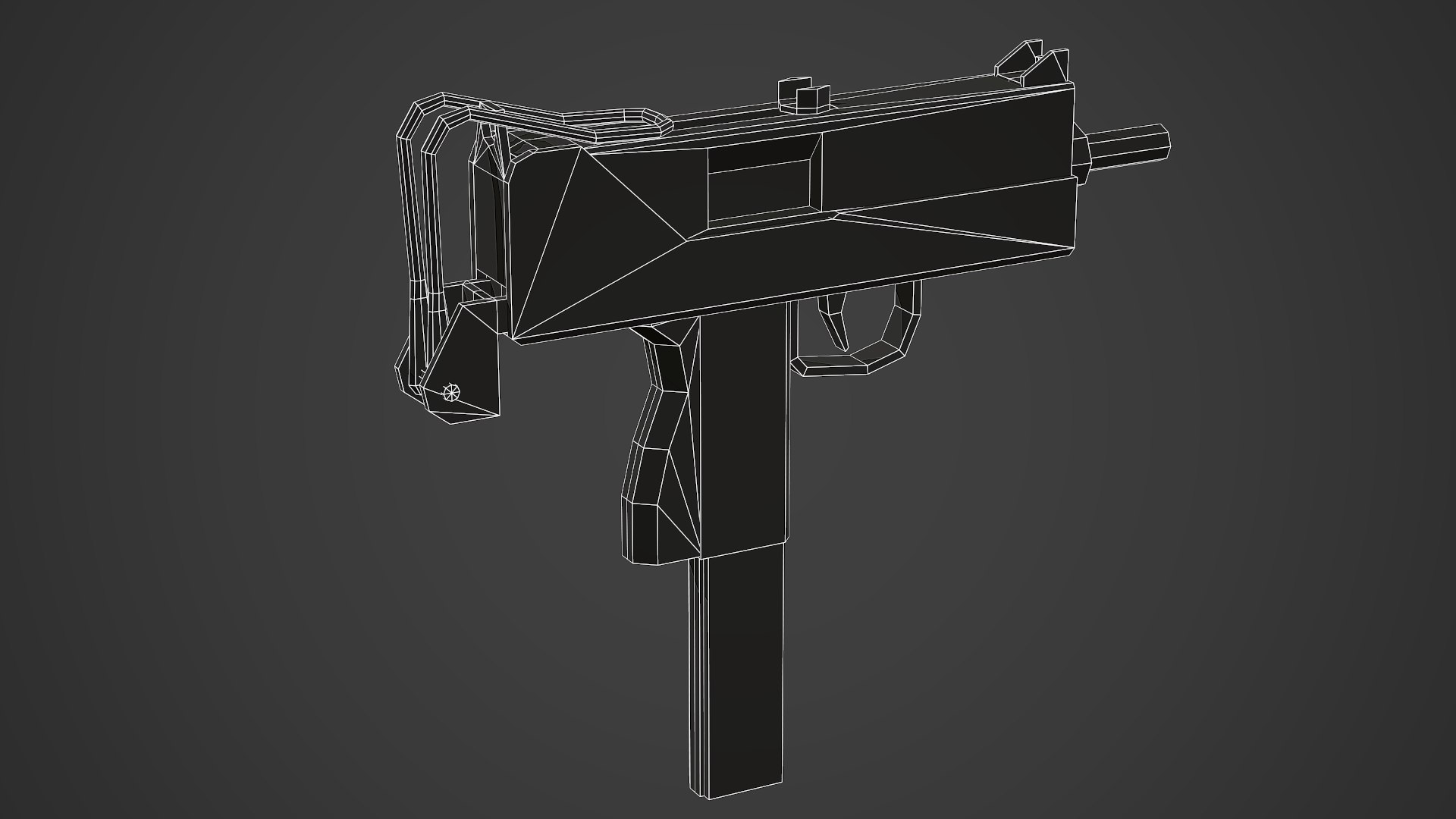 3D Model Stylized Mac-10 SMG Low Poly Mobile Ready - TurboSquid 2053911