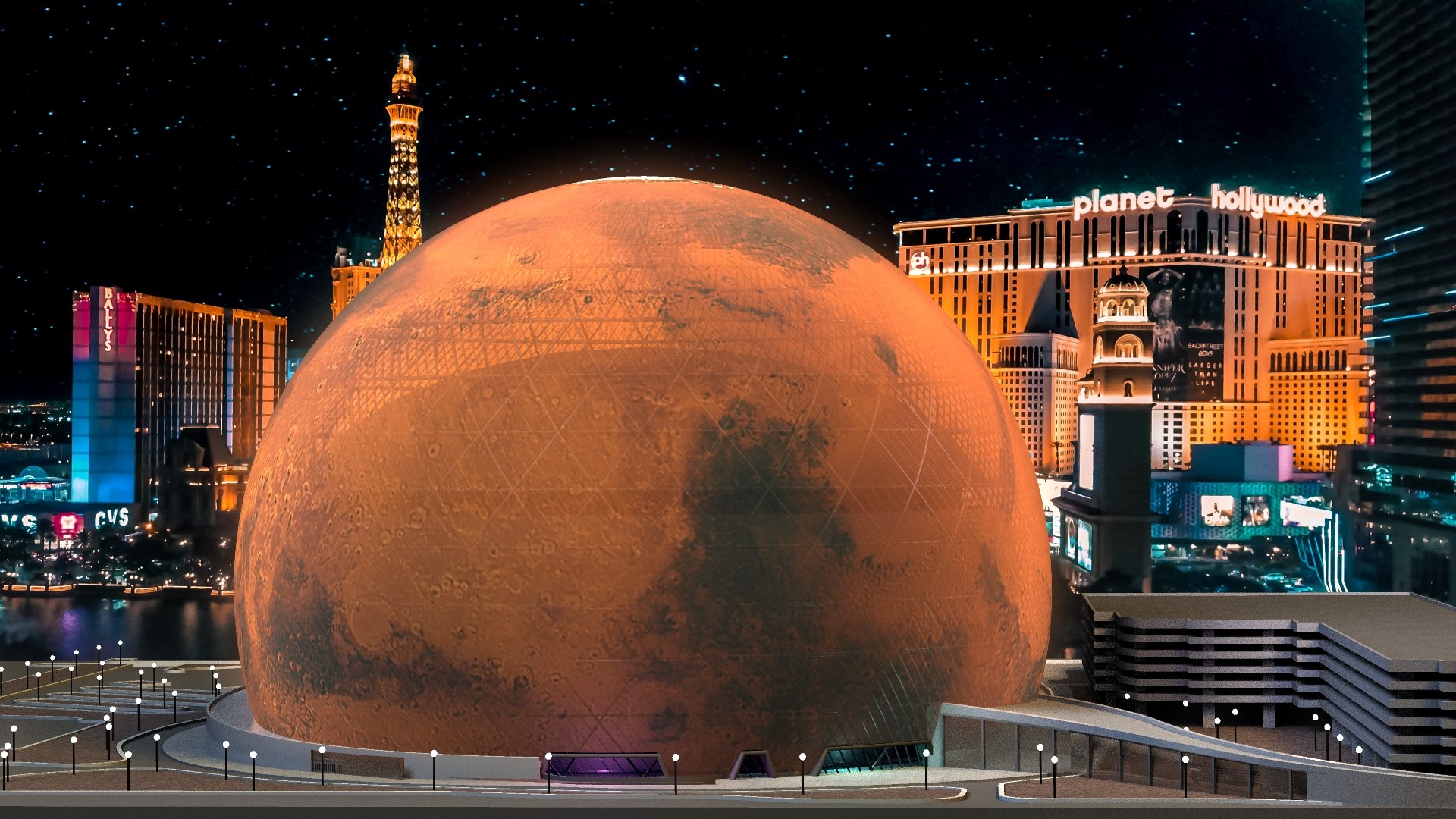 Sphere Of Las Vegas With Cutaway 3D - TurboSquid 2215948