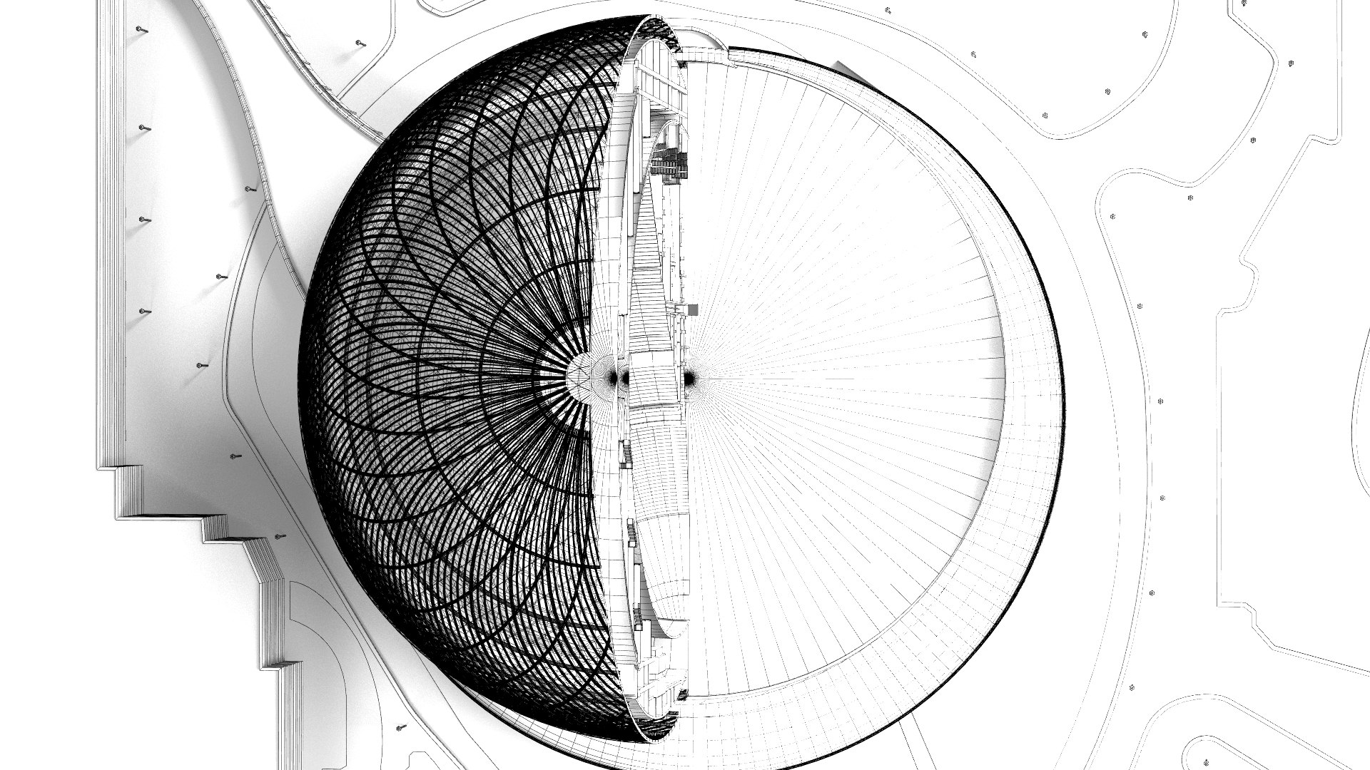 Sphere Of Las Vegas With Cutaway 3D - TurboSquid 2215948