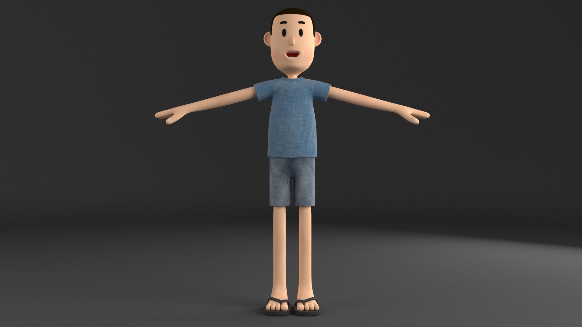 3D Model Cartoon Character Man - TurboSquid 1930696
