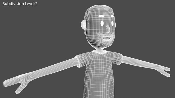 Cartoon Character Man 3D 모델 - TurboSquid 1930696