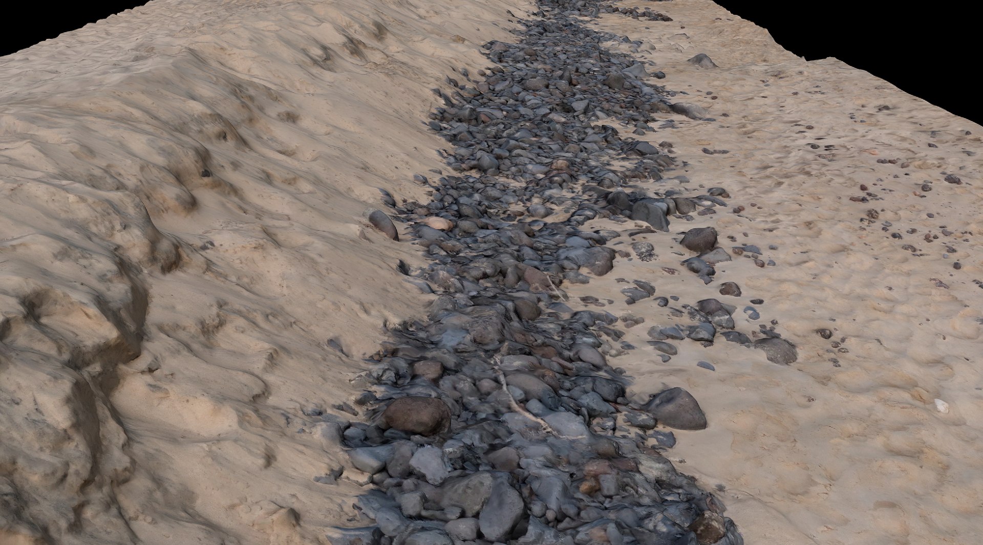 3D Ocean Beach 16K Ultra Scan Model - TurboSquid 2180469