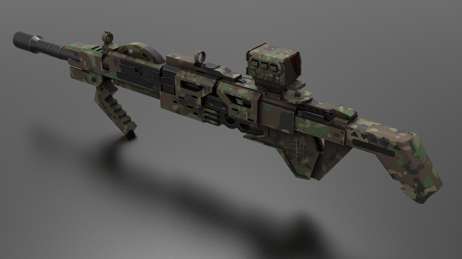 Submachine Gun Fps - Tps 3D - TurboSquid 2402351