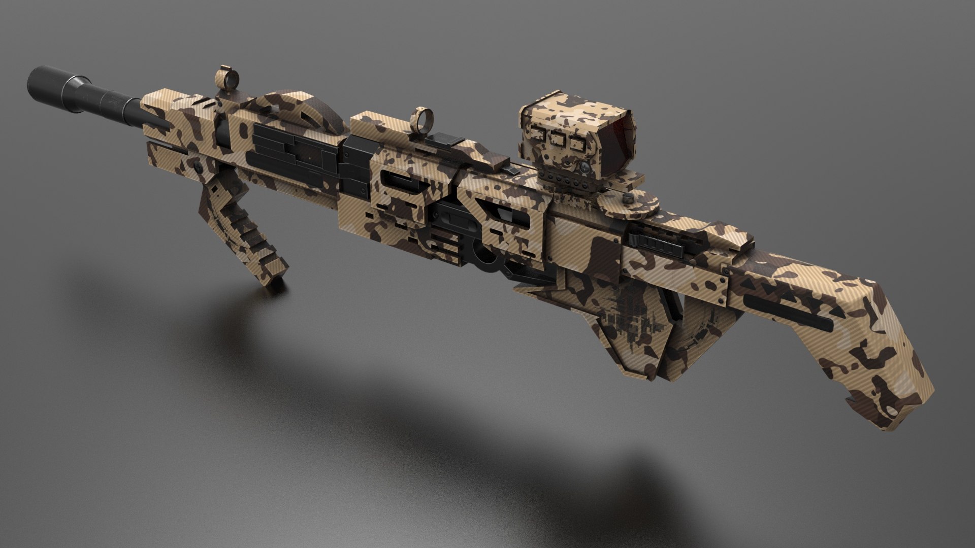 Submachine Gun Fps - Tps 3D - TurboSquid 2402351