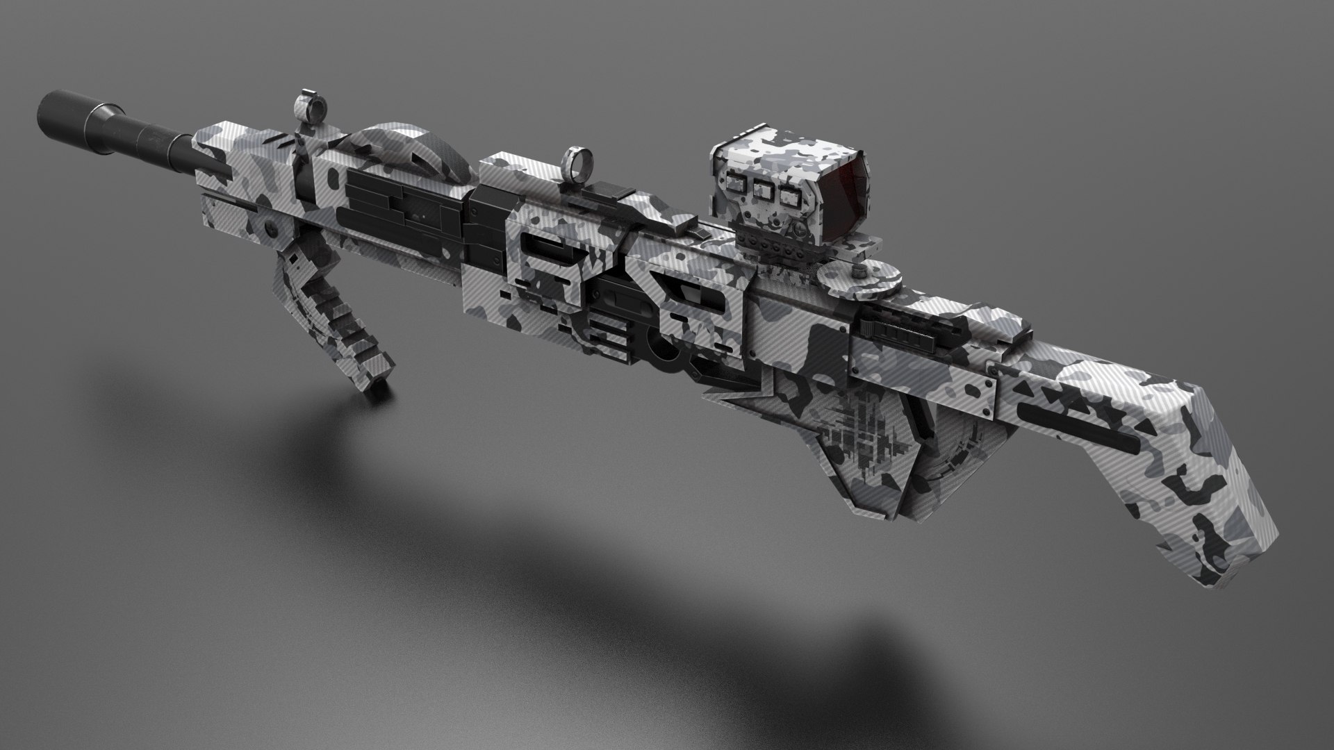 Submachine Gun Fps - Tps 3D - TurboSquid 2402351