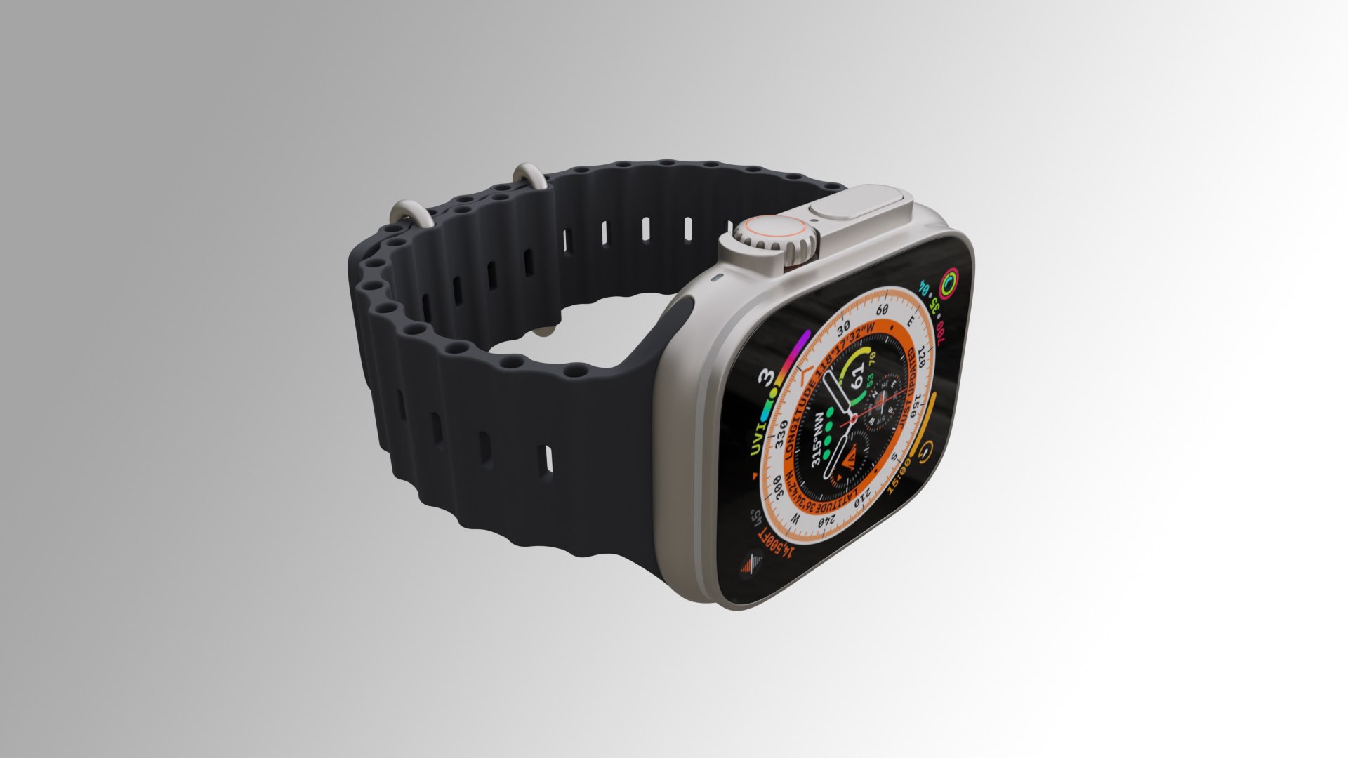 3D Apple Watch Ultra Model - TurboSquid 1957835